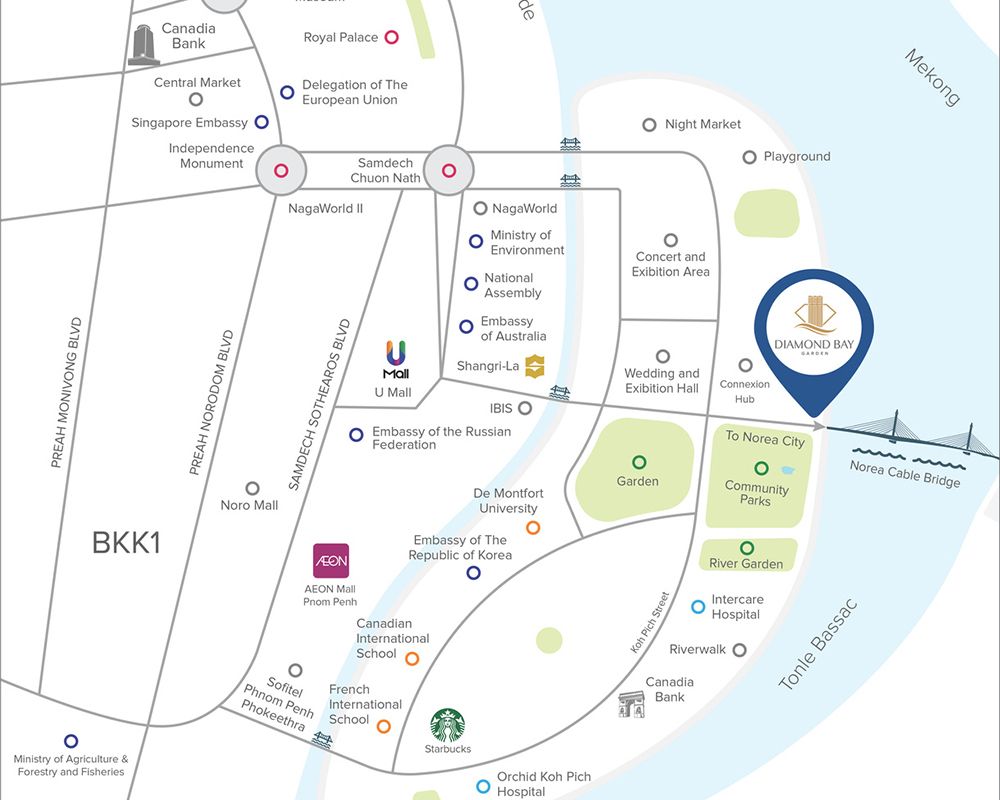 Diamond Bay Garden - Luxury Waterfront Condo | IPS Cambodia